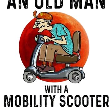 "Mobility Scooter " Sticker for Sale by swiftbinaries | Redbubble