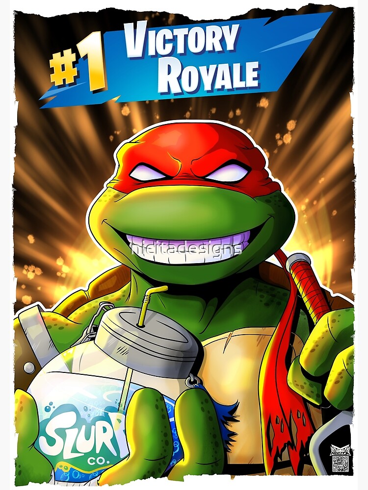 "Turtle Fortnite Victory Royale " Poster for Sale by nicitadesigns ...