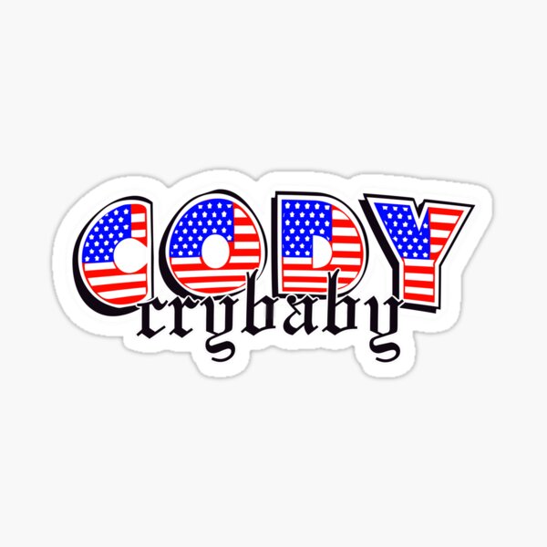 "Cody Crybaby" Sticker for Sale by RandySalami | Redbubble