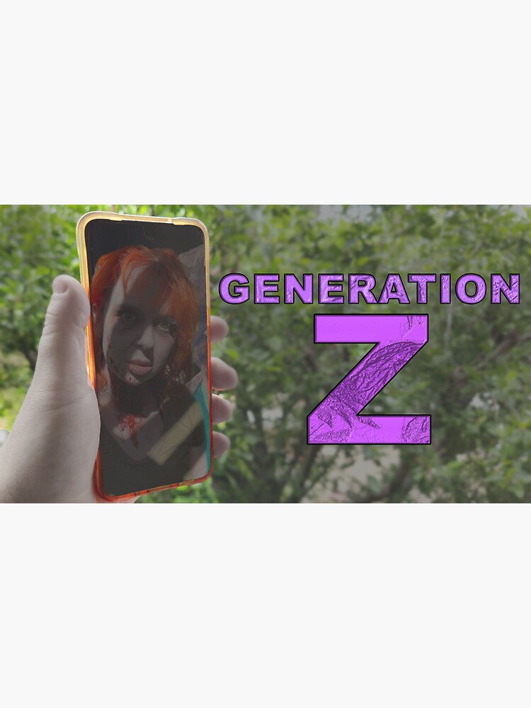 "Generation Z Logo" Sticker for Sale by SlasherFilms | Redbubble