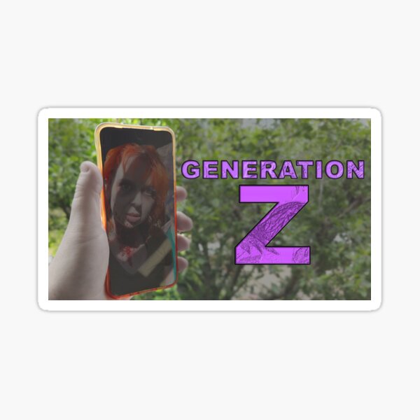"Generation Z Logo" Sticker for Sale by SlasherFilms | Redbubble