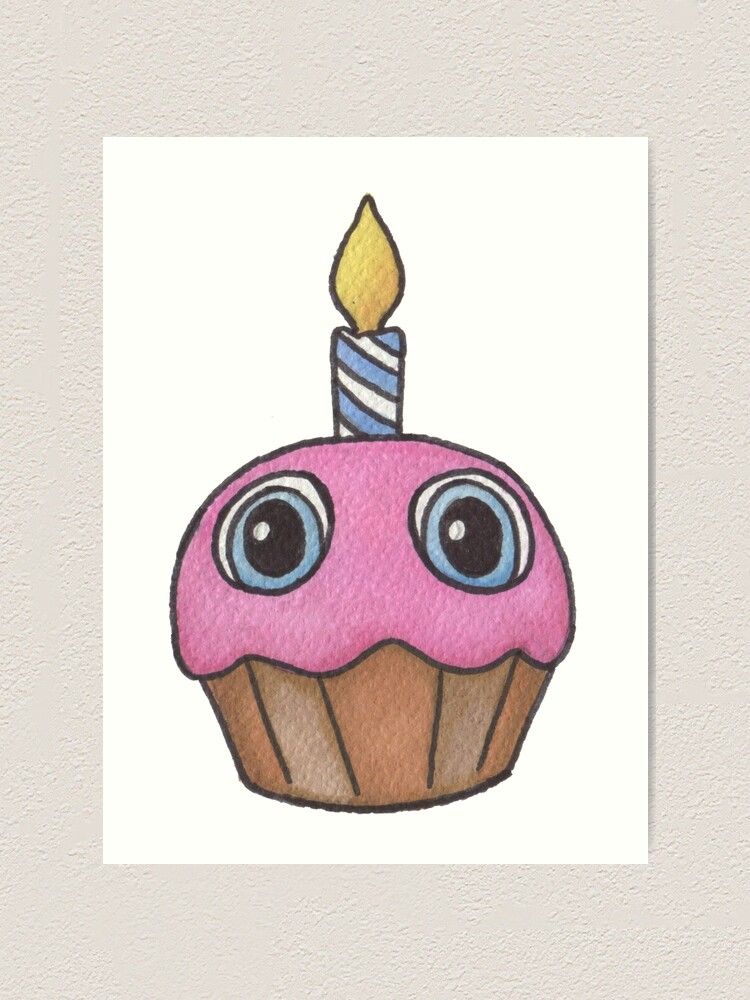 "FNAF Cupcake" Art Print for Sale by DILLIGAFM8 | Redbubble
