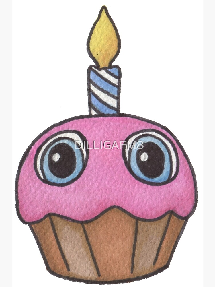 "FNAF Cupcake" Art Print for Sale by DILLIGAFM8 | Redbubble