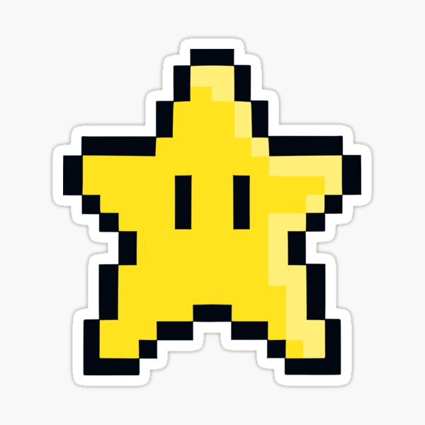 Mario 8 Bit Star