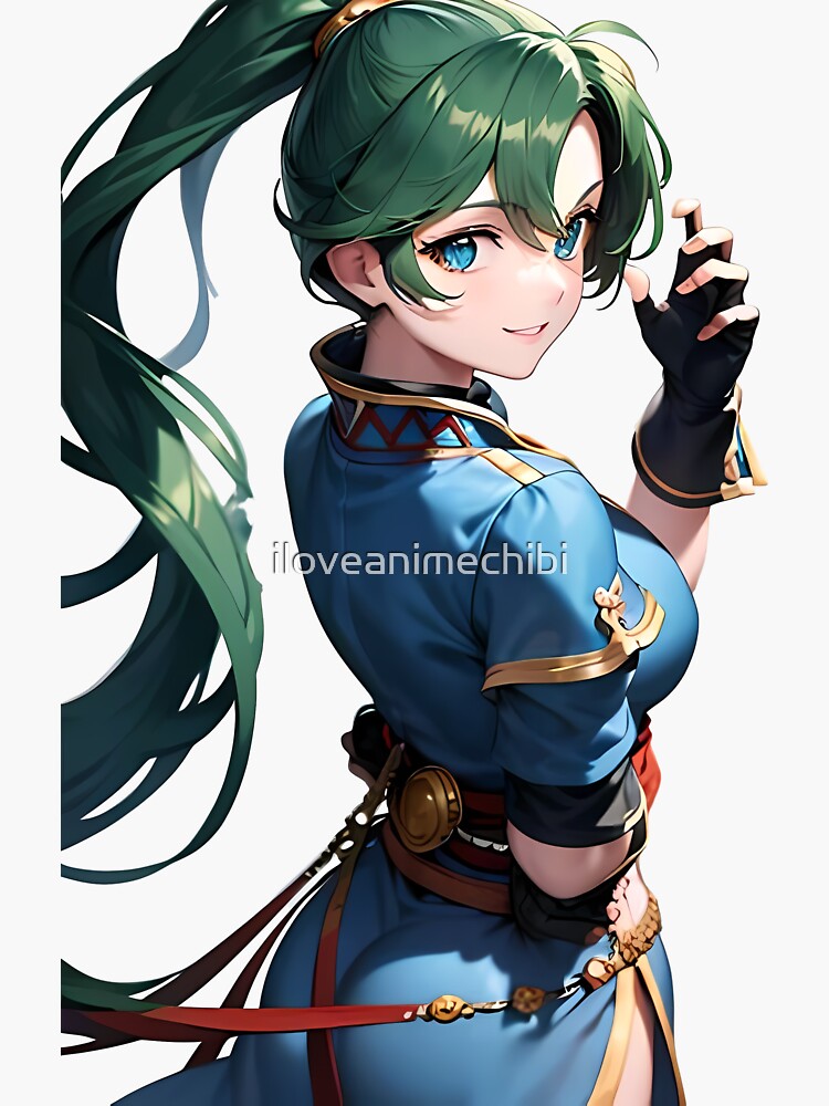 "Cute Anime Girl, Lyndis" Sticker for Sale by iloveanimechibi | Redbubble