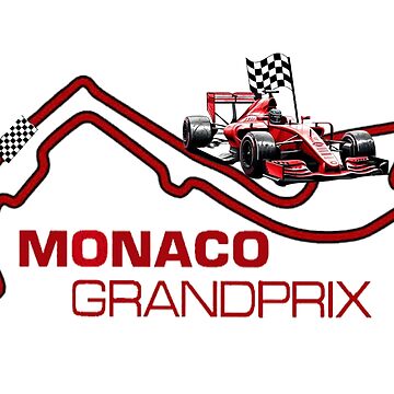 "F1 - Monaco Grand Prix" Sticker for Sale by GoTrackHopper | Redbubble