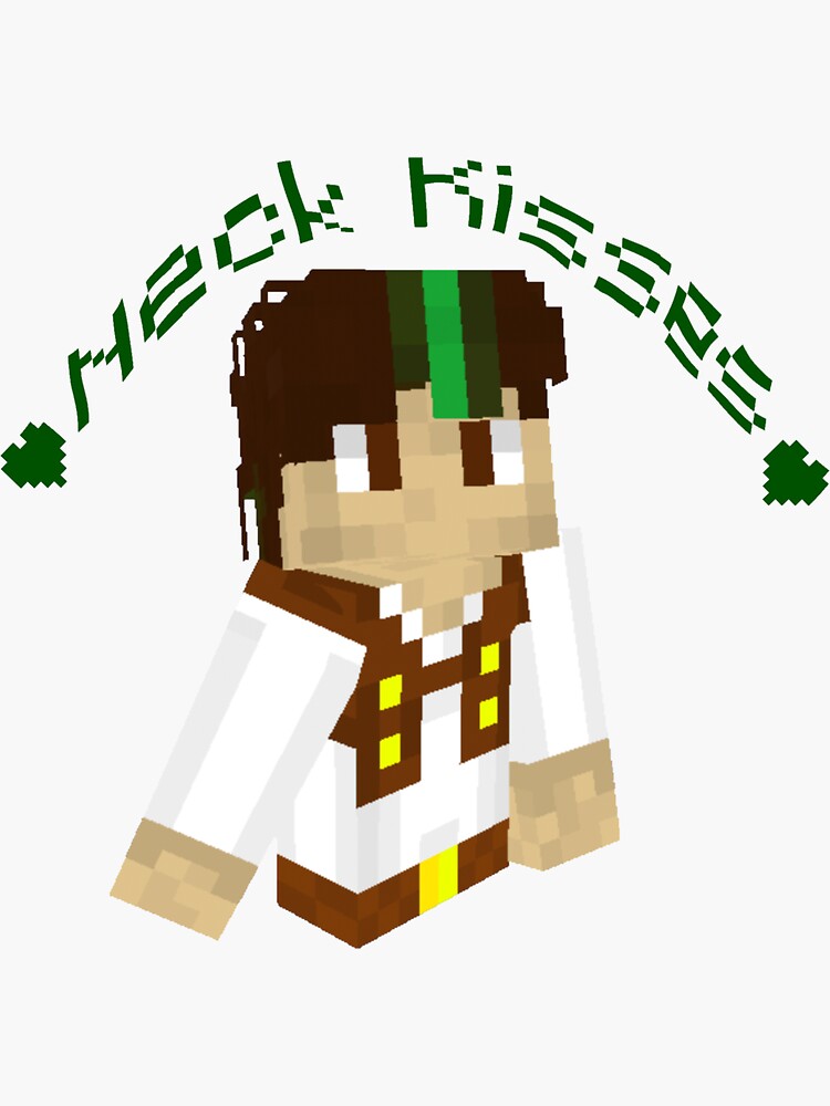 "Neck Kisses (SmallishBeans)" Sticker for Sale by generalkitkat | Redbubble