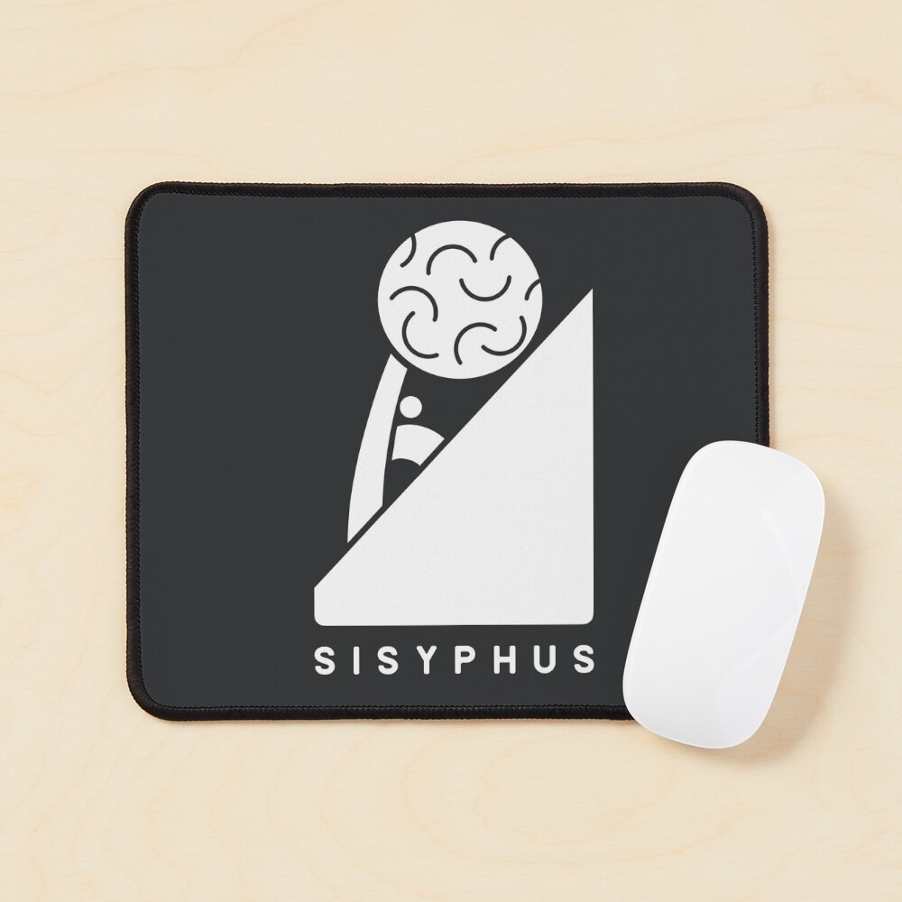 "Sisyphus,Minimalist design for ancient Greek mythology fans" Sticker ...