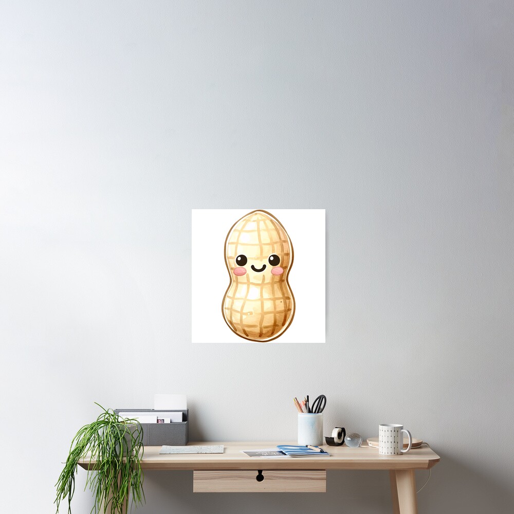 "Cute Peanut" Sticker for Sale by Emitropy | Redbubble