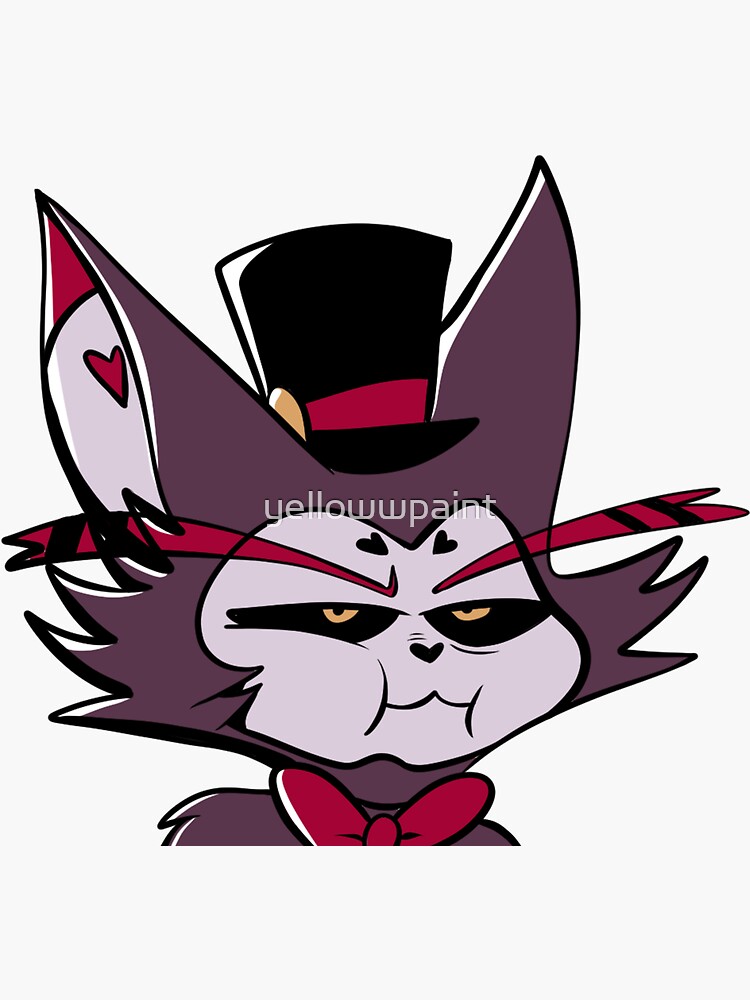 "Hazbin Hotel Husk" Sticker for Sale by yellowwpaint | Redbubble