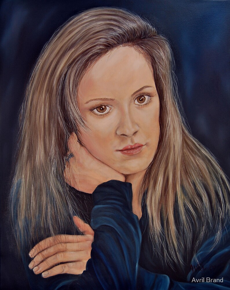 ""Laura" - Oil Painting" by Avril Brand | Redbubble