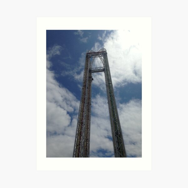 "Power Tower - Cedar Point" Art Print by shlew210 | Redbubble
