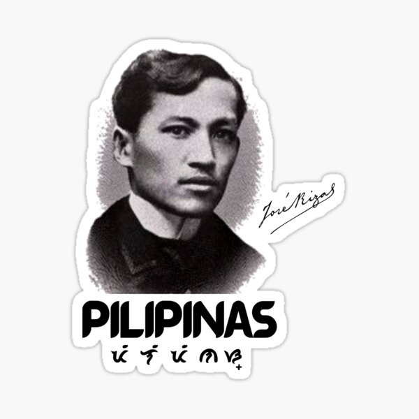 "Jose Rizal Philippines" Sticker for Sale by mikoytia | Redbubble