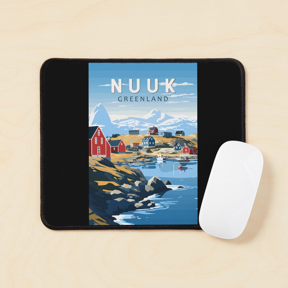 "Nuuk Greenland Travel Art Vintage" Poster for Sale by KrisSidDesigns ...