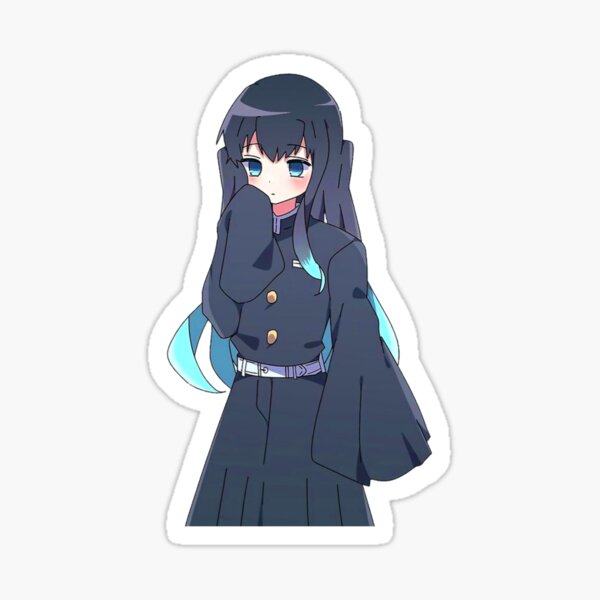 "Cute muichiro girl " Sticker for Sale by Aiyinyangart | Redbubble