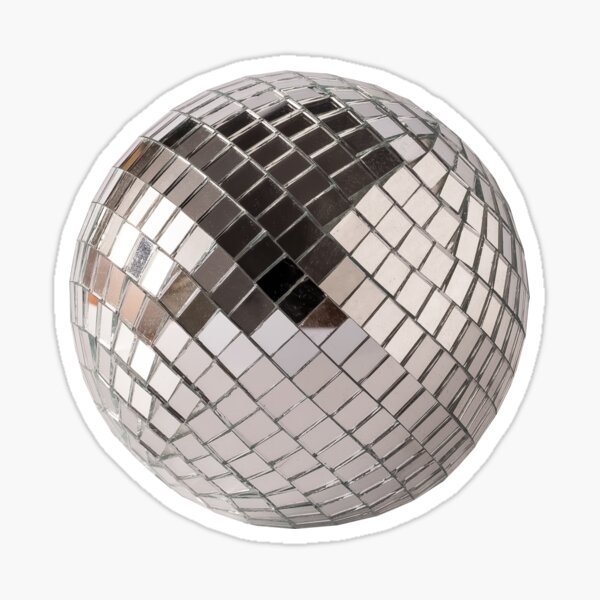 " mirrorball sticker." Sticker for Sale by khalidteez | Redbubble
