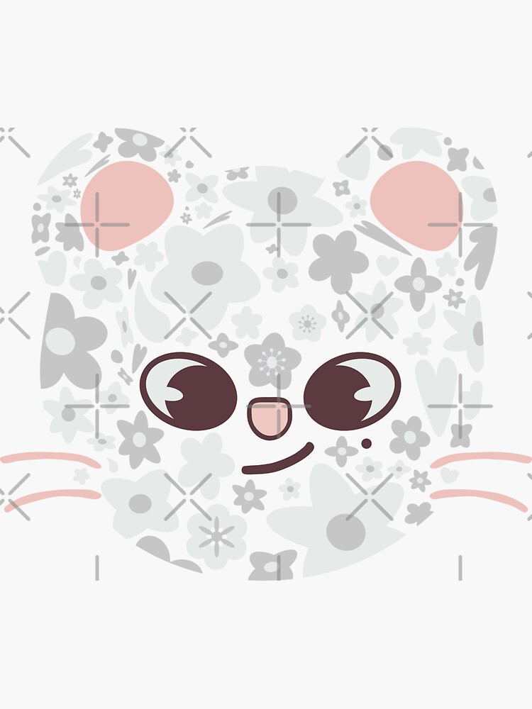 "Hyunjin Jinret Stray Kids Skzoo" Sticker for Sale by beatricemello ...