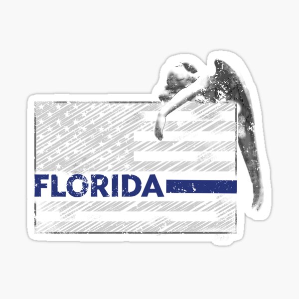 "Florida Police State Police Guardian Angel" Sticker for Sale by ...