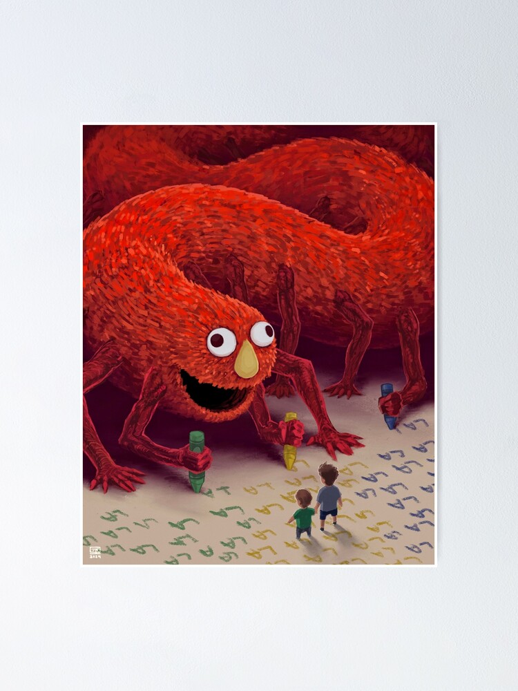"Elongated Elmo, Domain Lord" Poster for Sale by jars arts | Redbubble