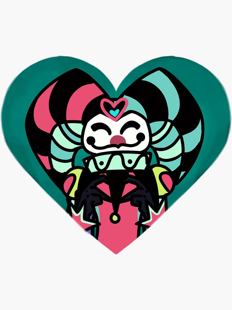 "Blue heart Fizzarolli - helluva boss!" Sticker for Sale by matty-jpeg ...