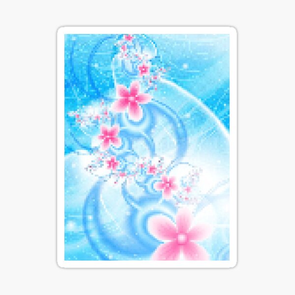 "Frutiger Aero Flowers" Sticker for Sale by 44MORS | Redbubble