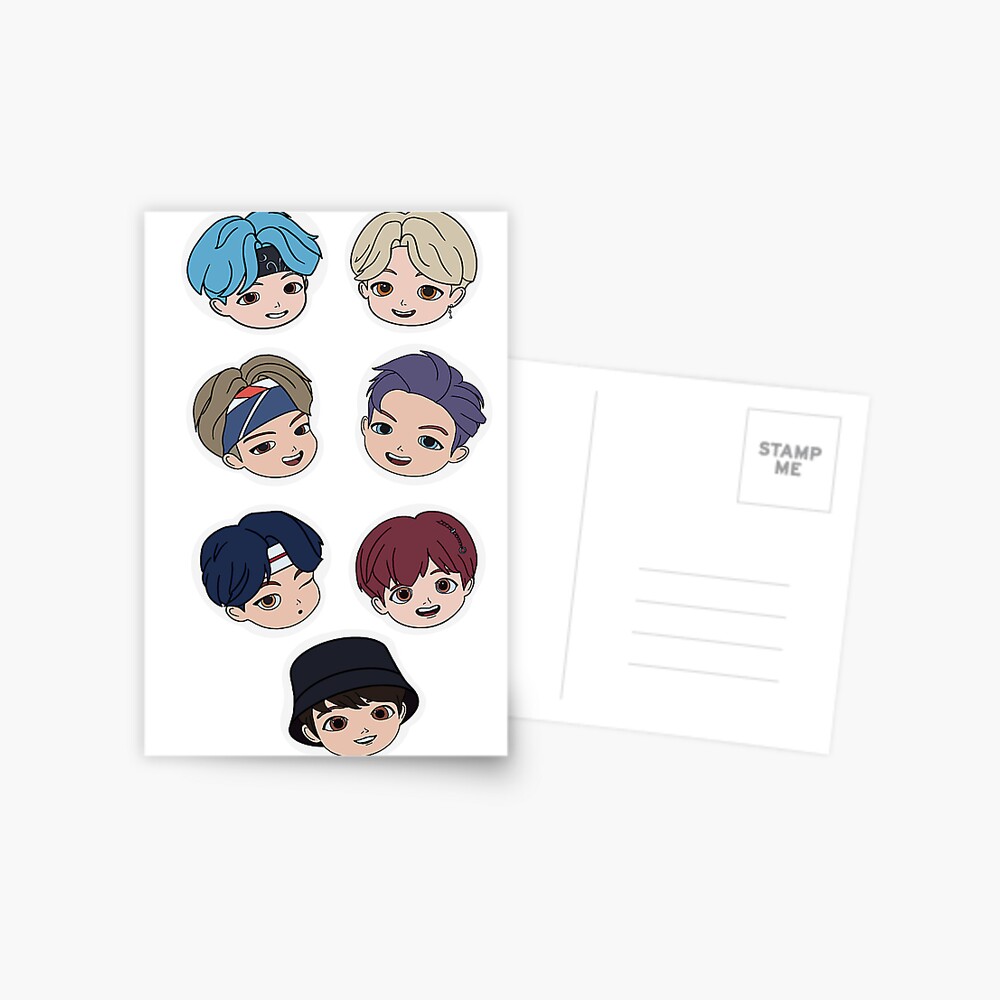 "BTS Tiny Tan" Sticker for Sale by jcolong12 | Redbubble