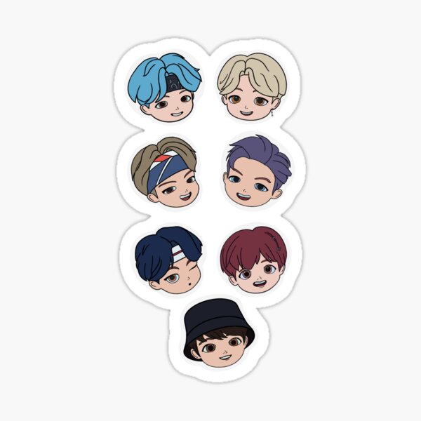 "BTS Tiny Tan" Sticker for Sale by jcolong12 | Redbubble