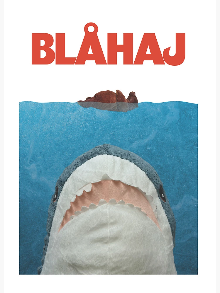 Jaws Posters Redbubble Blahaj Jaws Poster" Art Board Print For Sale By