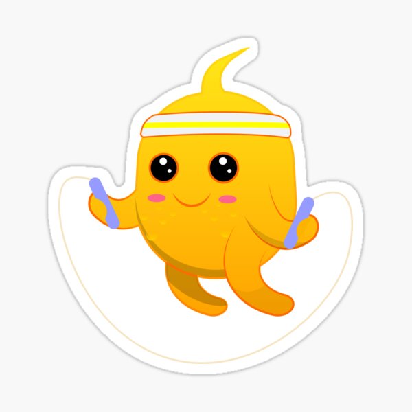 "Rope skipping jump, Burntboo" Sticker for Sale by xwrld777art | Redbubble