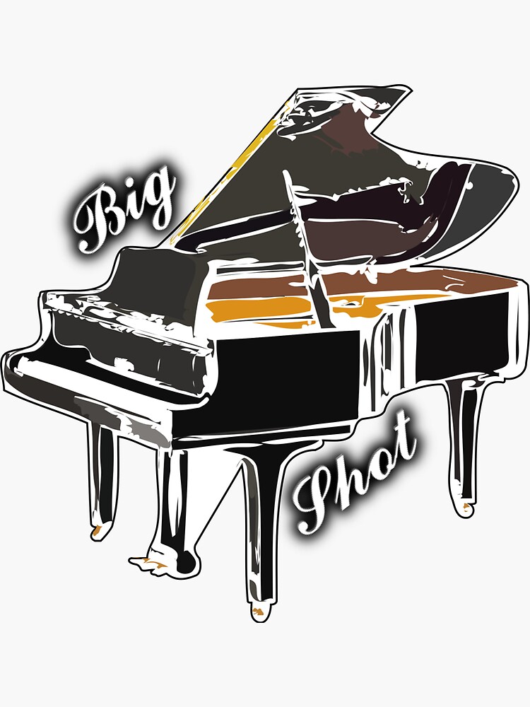 "Billy Joel - Big Shot" Sticker by JustinFolger | Redbubble
