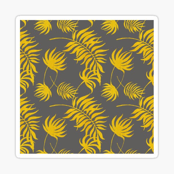 "Luxury Gold Leaf on Charcoal" Sticker for Sale by Amanda-Lakey | Redbubble