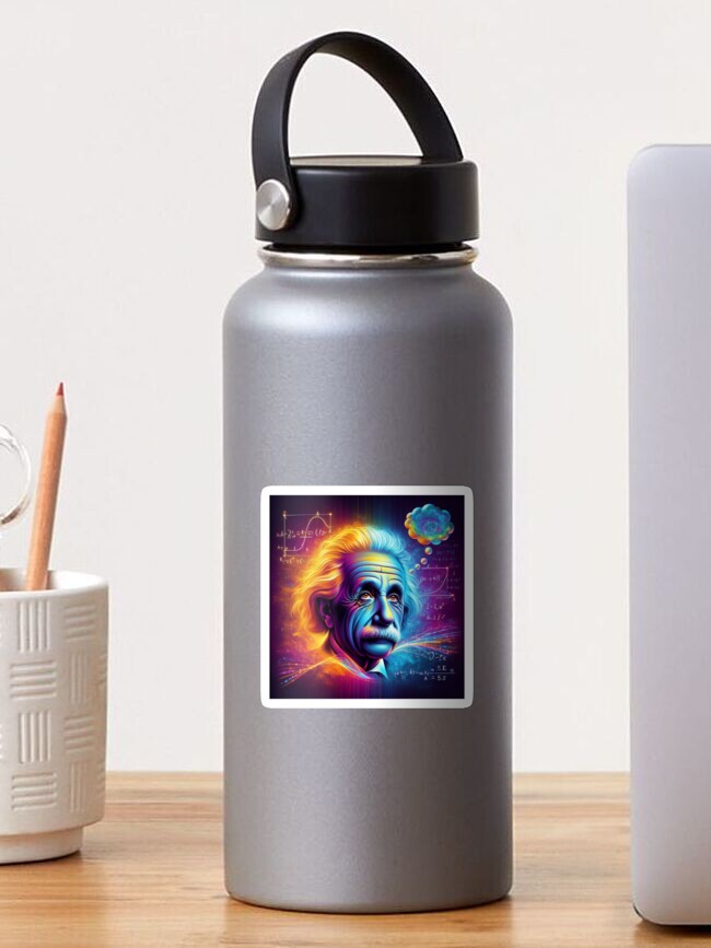 "Albert Einstein" Sticker for Sale by sevenmountains | Redbubble