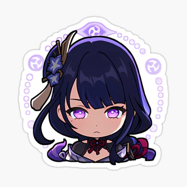 "Raiden Shogun | Genshin Impact" Sticker for Sale by Verthalies | Redbubble