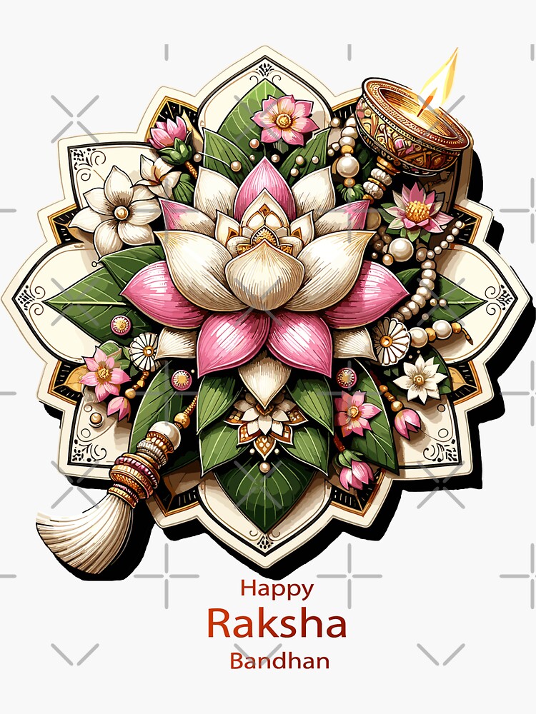 "raksha bandhan gift-happy raksha bandhan" Sticker for Sale by toobel ...