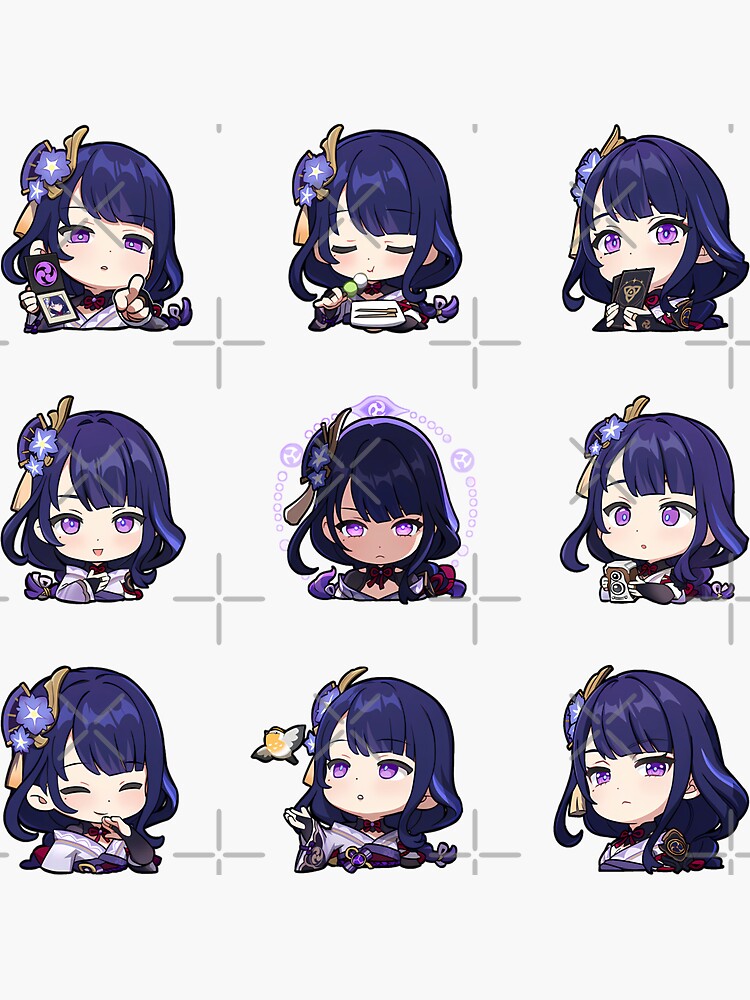 "Raiden Shogun Pack | Genshin Impact" Sticker for Sale by Verthalies ...