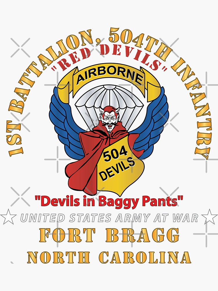 "Army - 1st Battalion, 504th Infantry Regiment - Red Devils - FBNC X ...