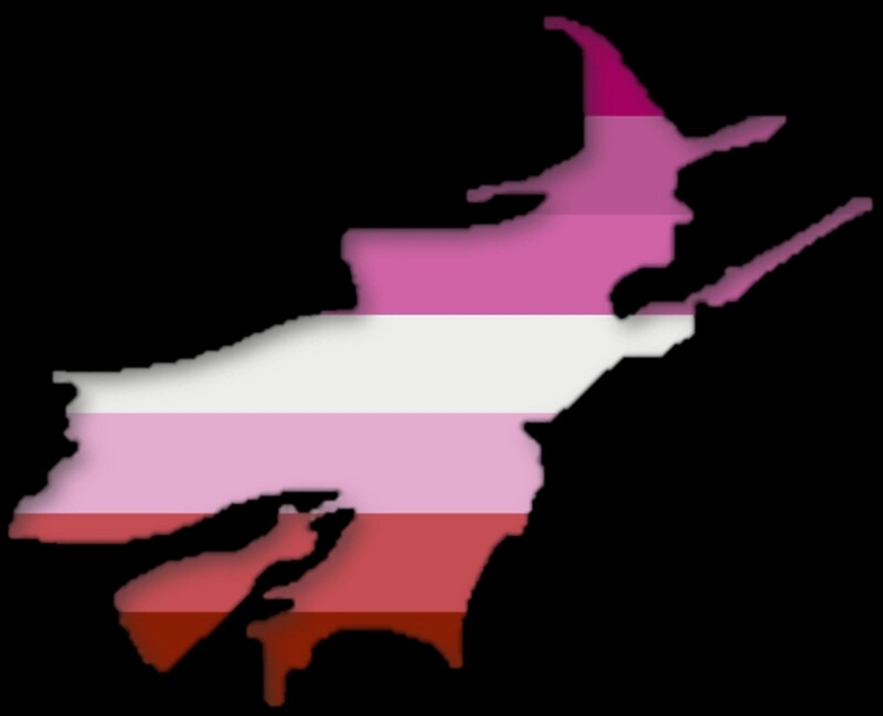 "Saphic Witch (black background)" by potterhead42 | Redbubble