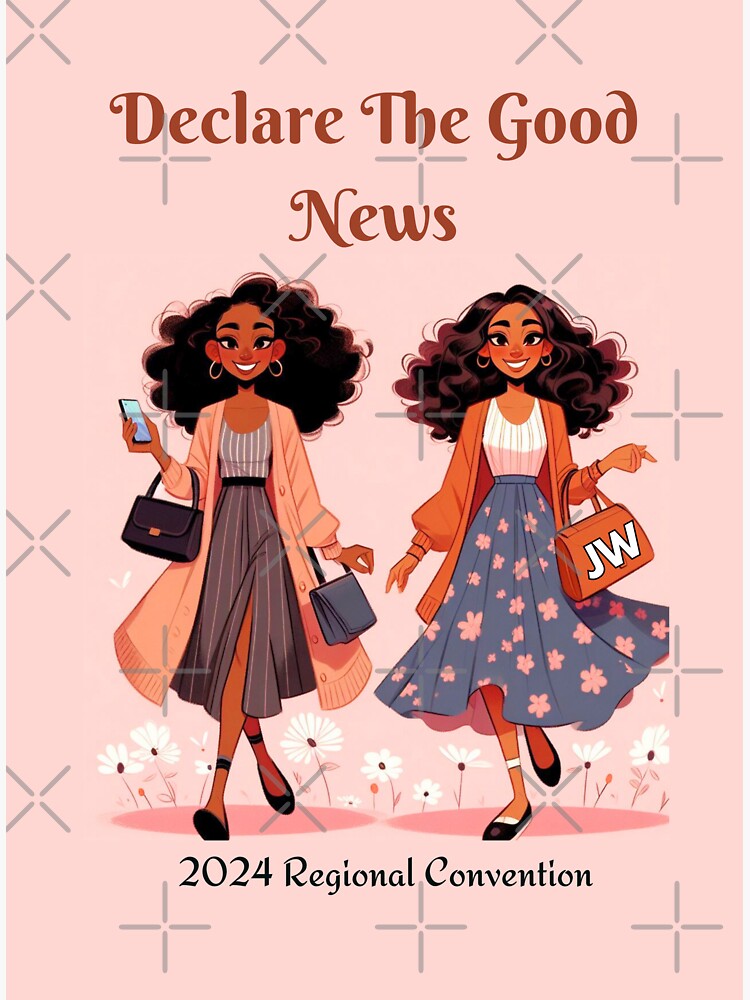 "Declare the good news (sister preaching)" Sticker by Friendly-Shop ...