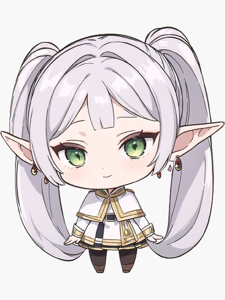 "Frieren: Beyond Journey's End | Chibi Frieren" Sticker by ...
