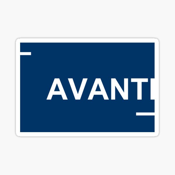 Avanti Stickers | Redbubble