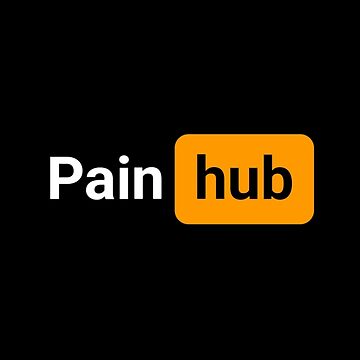 "Pain Hub. Porn Hub Logo Parody. Viral Memes. Funny Pun" Essential T ...