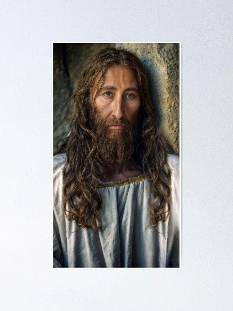 "Hyper-Realistic 1st Century Rabbi Art - Shroud Face Superimposed on Model - Jesus of Nazareth ...