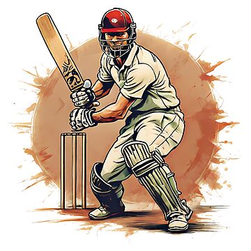"Vintage Cricket Logo" Sticker for Sale by mrtraz | Redbubble