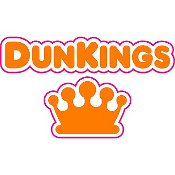 "DunKings" Sticker for Sale by SpursOnShirts | Redbubble