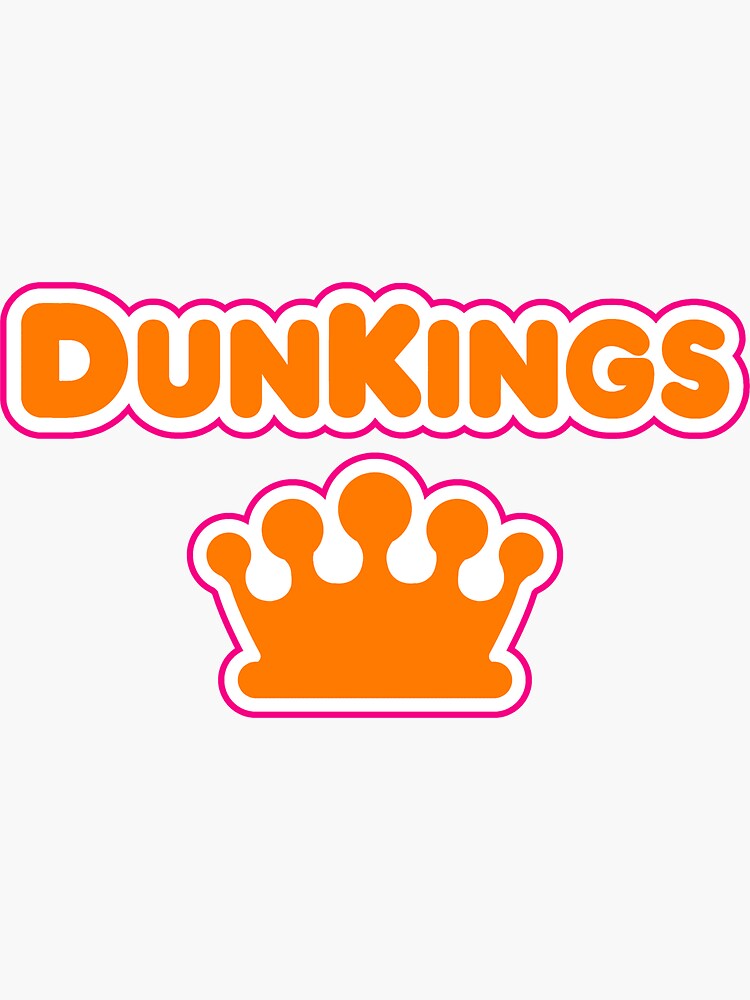 "DunKings" Sticker for Sale by SpursOnShirts | Redbubble
