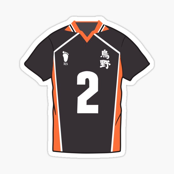 "Karasuno Koshi Sugawara jersey" Sticker for Sale by S D | Redbubble