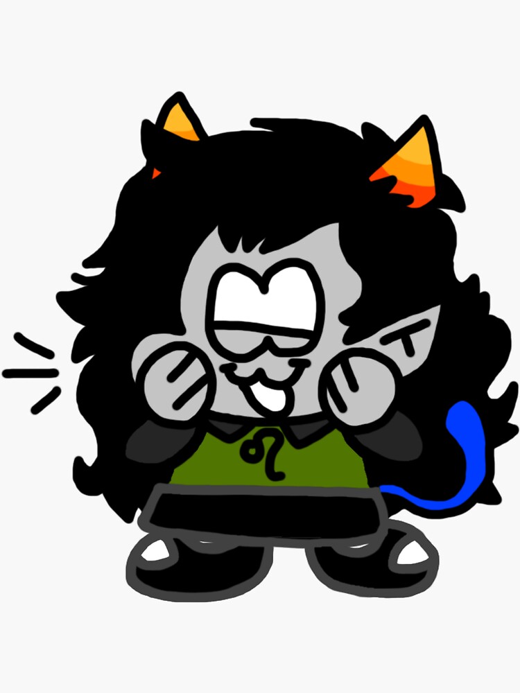 "Homestuck Meulin Dancestor Troll Chibi " Sticker for Sale by ...