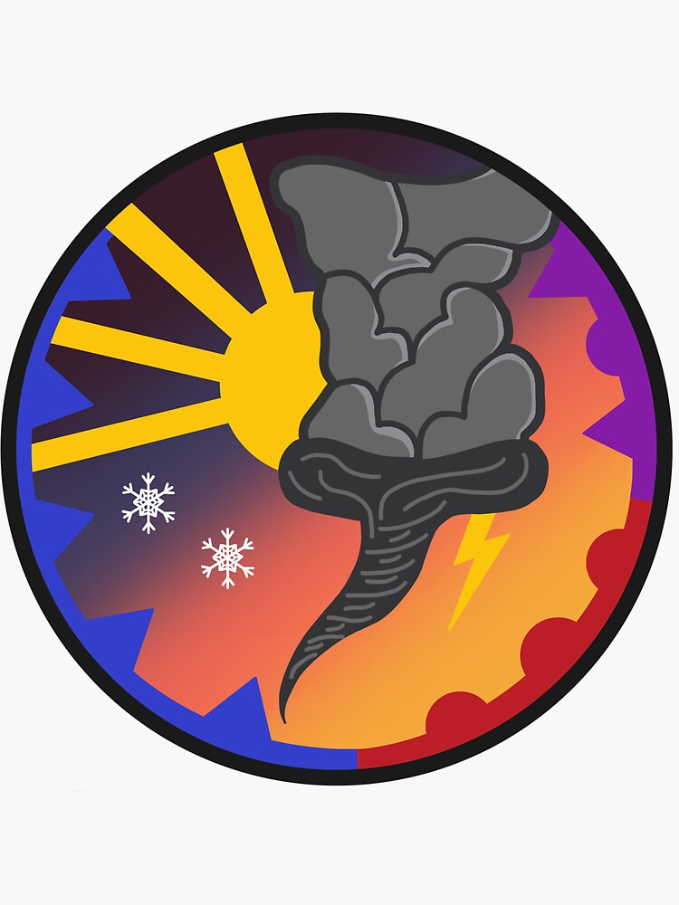 "Atmospheric Science Club Logo (Sunset Edition)" Sticker for Sale by ...