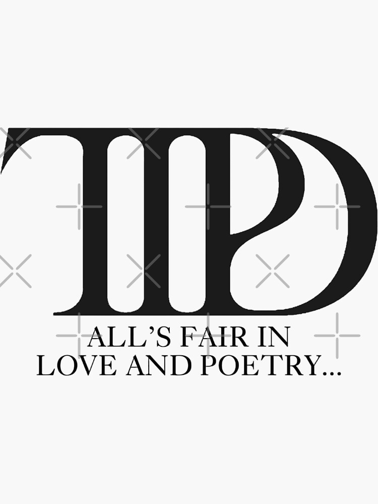 "TTPD Logo" Sticker for Sale by GrrTigerDesigns | Redbubble