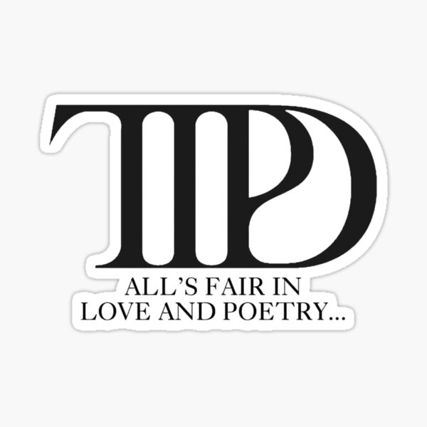 "TTPD Logo" Sticker for Sale by GrrTigerDesigns | Redbubble